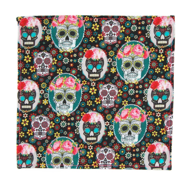 Modern Handkerchief Skull Pattern | Etsy