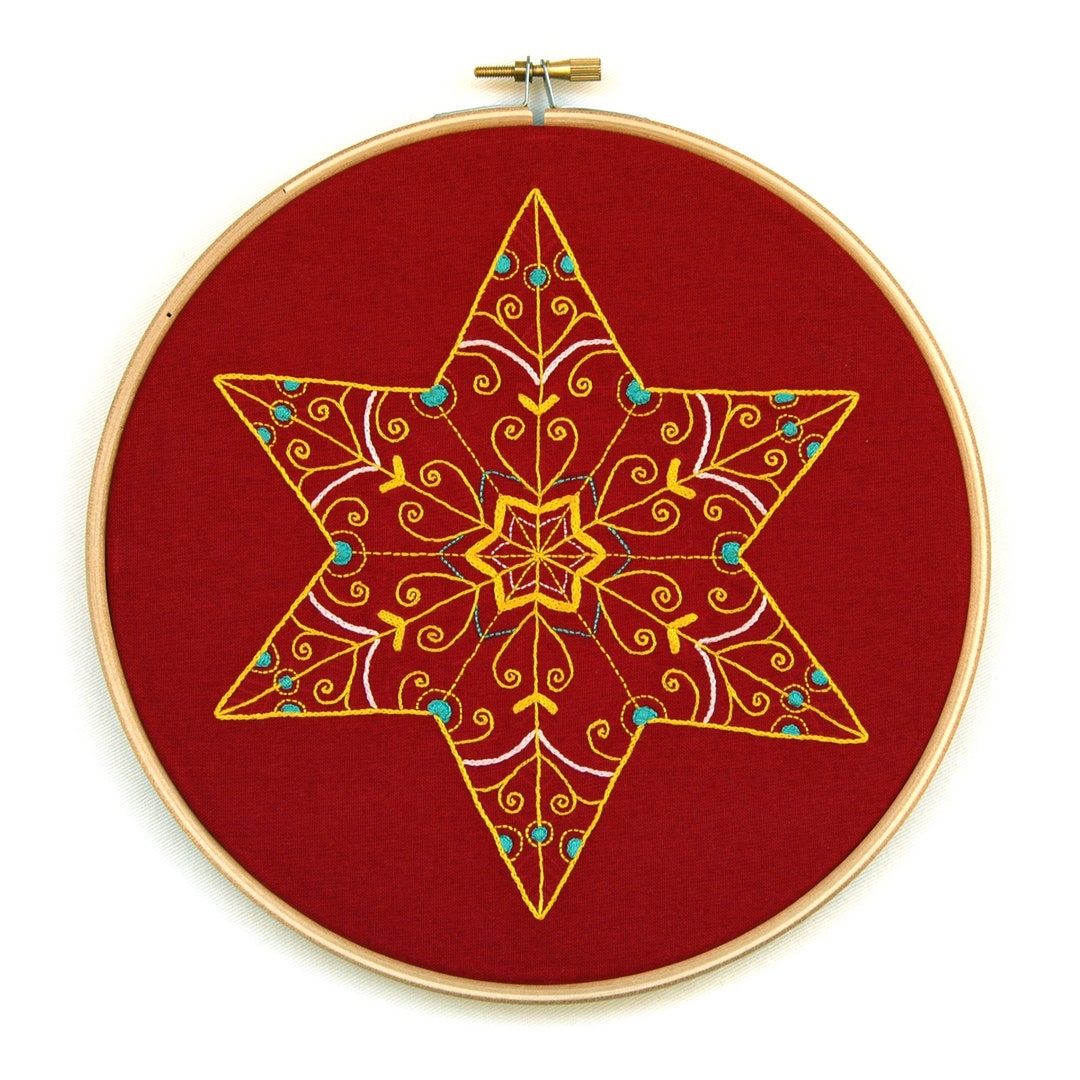 Embroidery Pattern PDF Download Christmas Star Advanced Level in ...