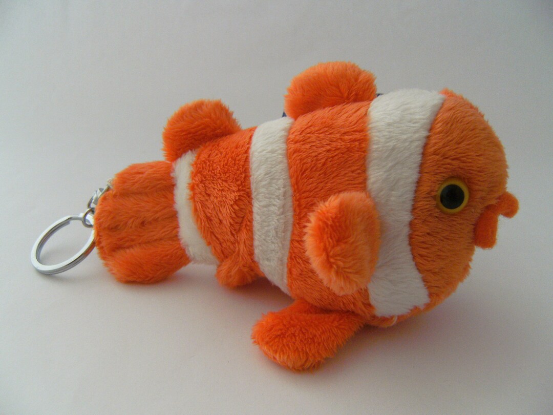 Keychain Clownfish, Made of Plush, 14 Cm, Animals Animals Aquatic ...