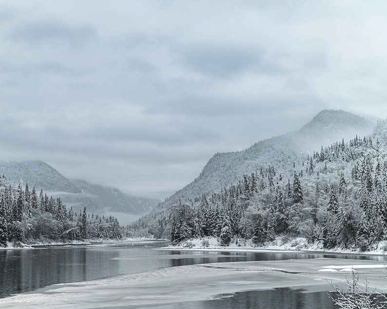 Jacques-cartier National Park, Quebec, Canada, Sepaq, Winter, Wall Art ...