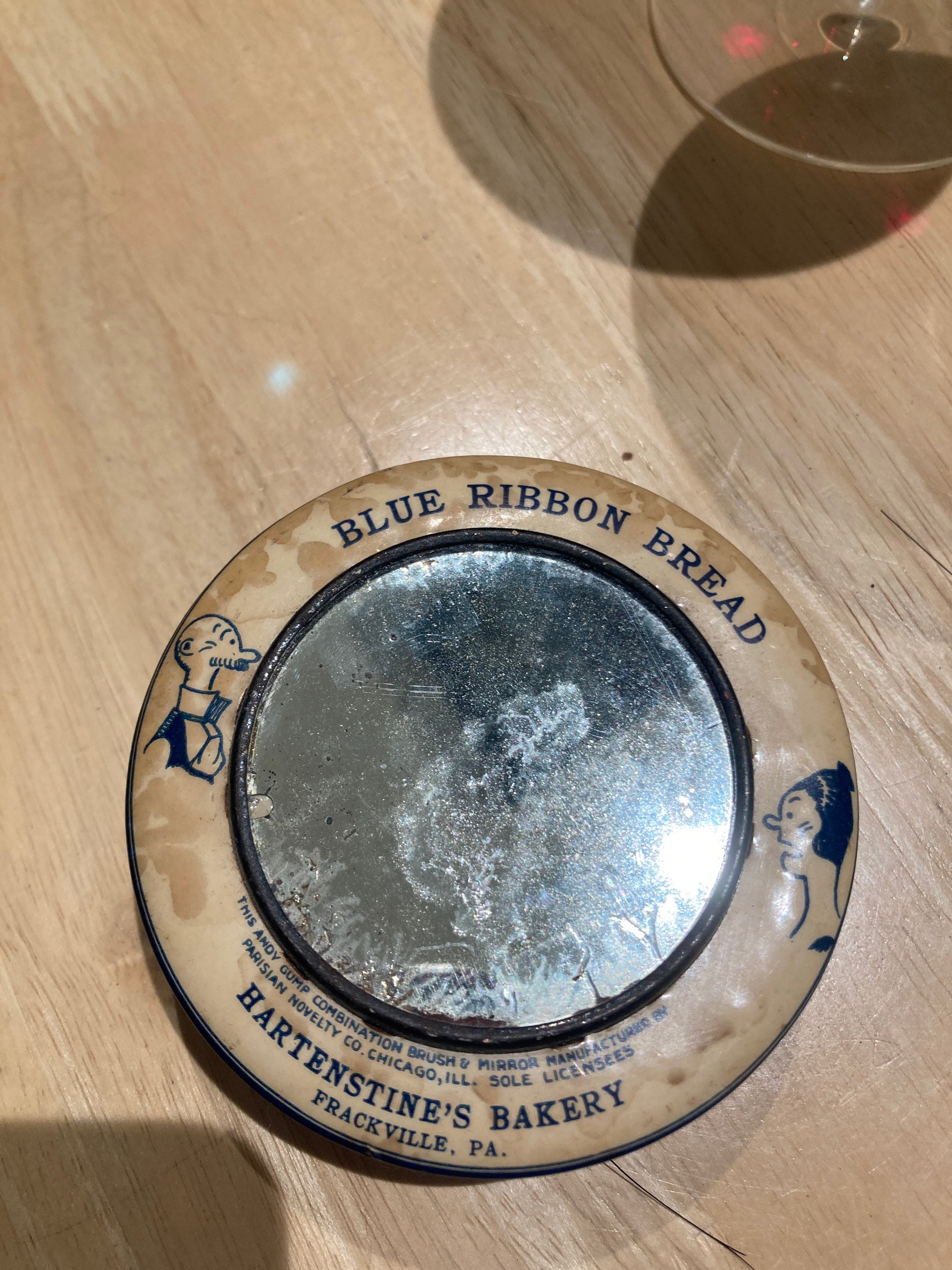 1940s Andy Gump Advertising Mirror and Brush Blue Ribbon Bread - Etsy