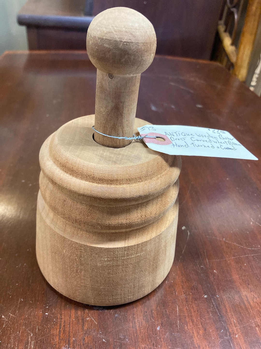 Antique Wooden Butter Press - Etsy