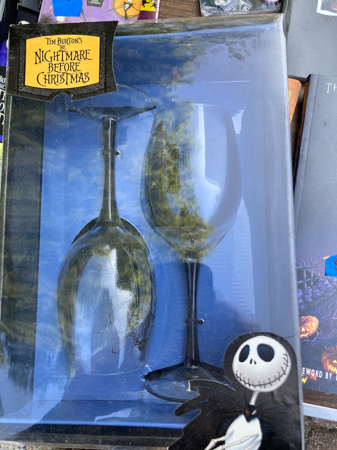 Nightmare Before Christmas Wine Goblets - Etsy