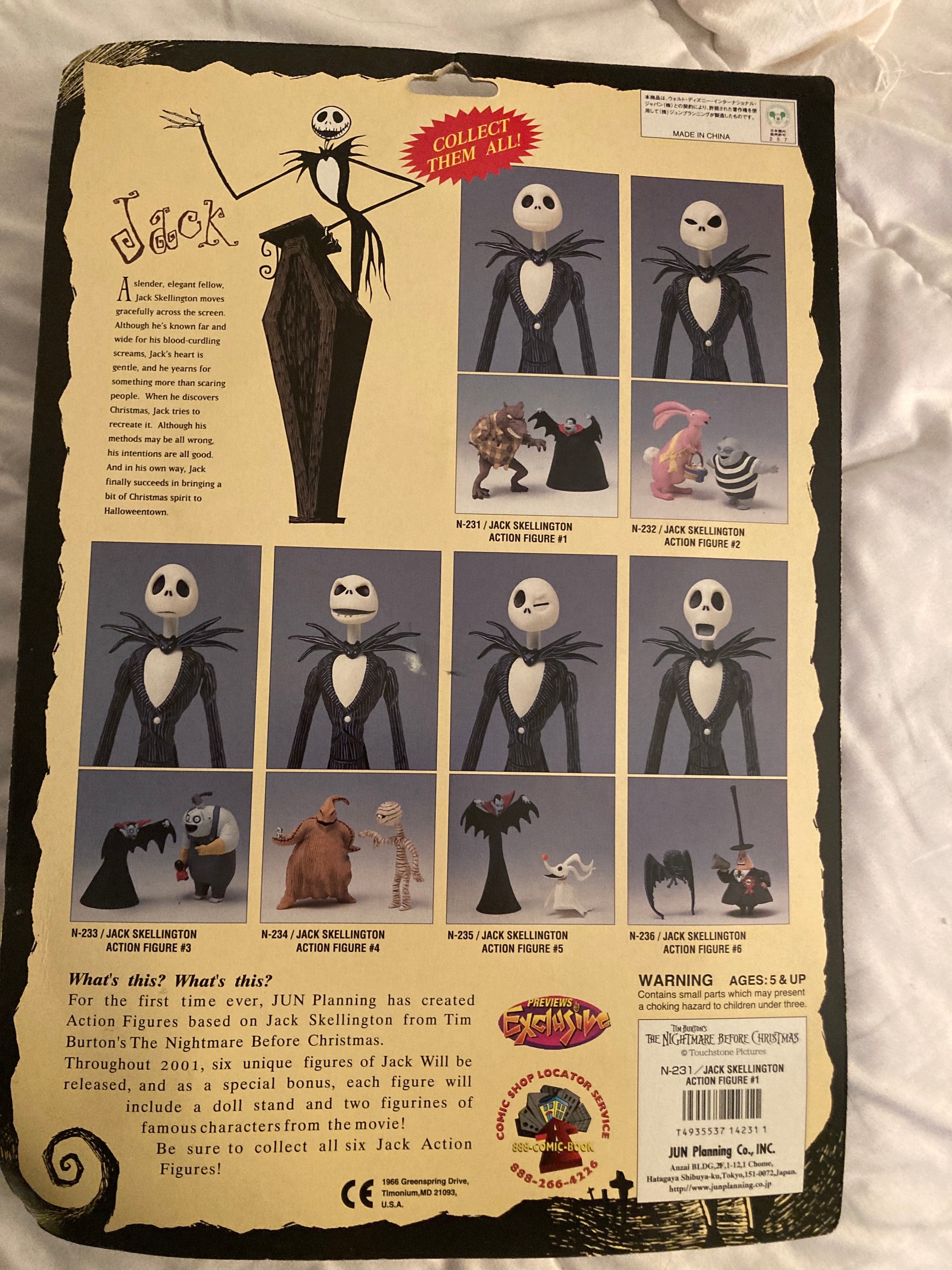 Jack Skellington Action Figure #1 - Etsy
