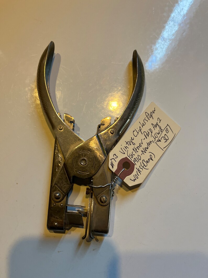 Clipless Paper Fastener - Etsy