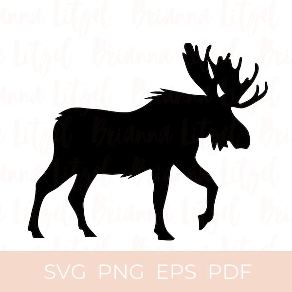 Moose Svg - Etsy