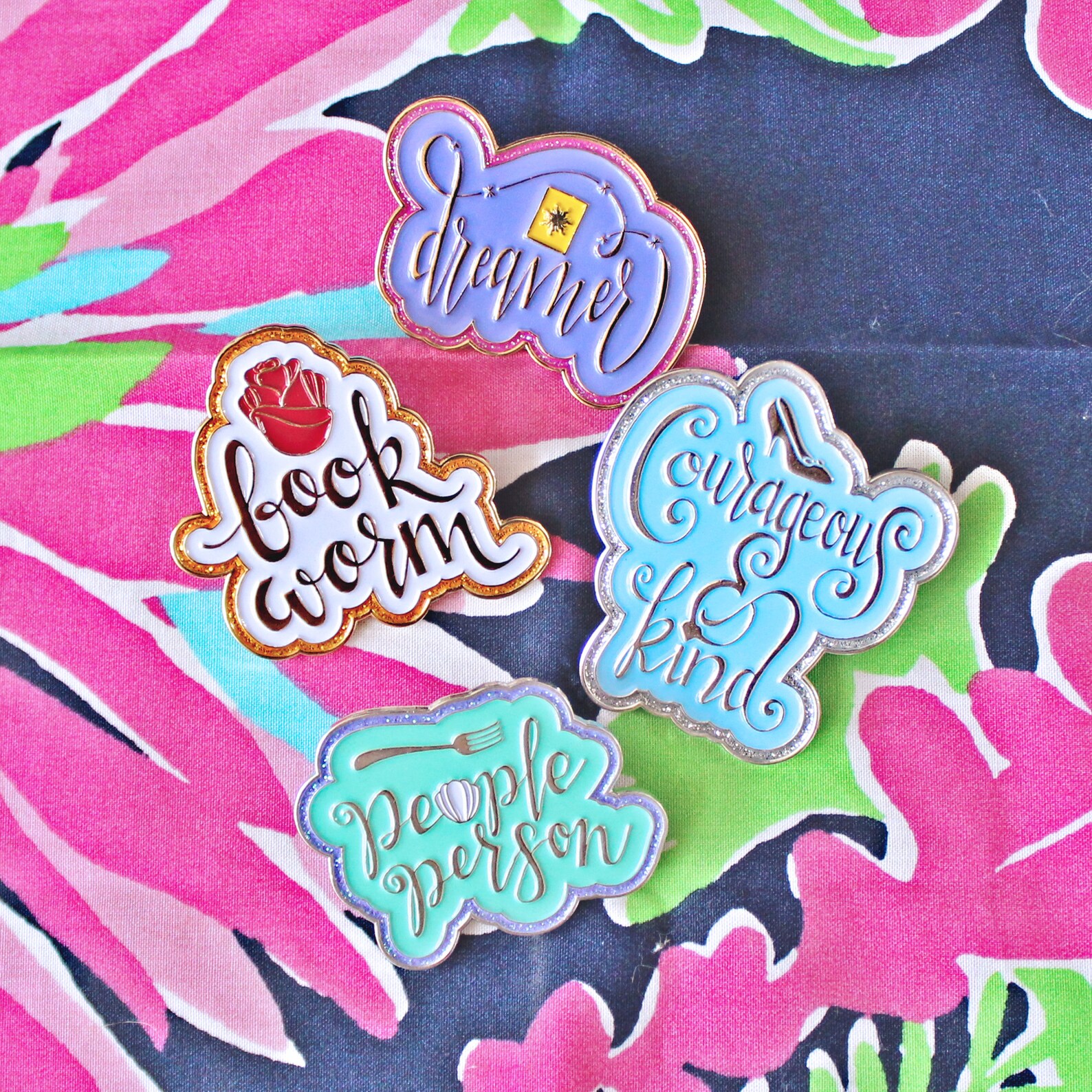 Cinderella Inspired Enamel Pin Lapel Pin Magic Typography - Etsy