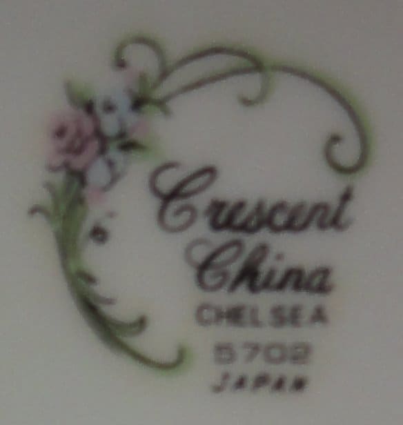 52 Piece VINTAGE Crescent China Set for 8 + Serving Pieces: CHELSEA ...
