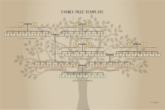 Blank Family Tree Template Word