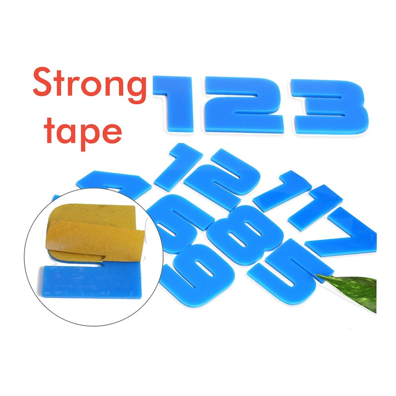 Acrylic Numbers - Etsy