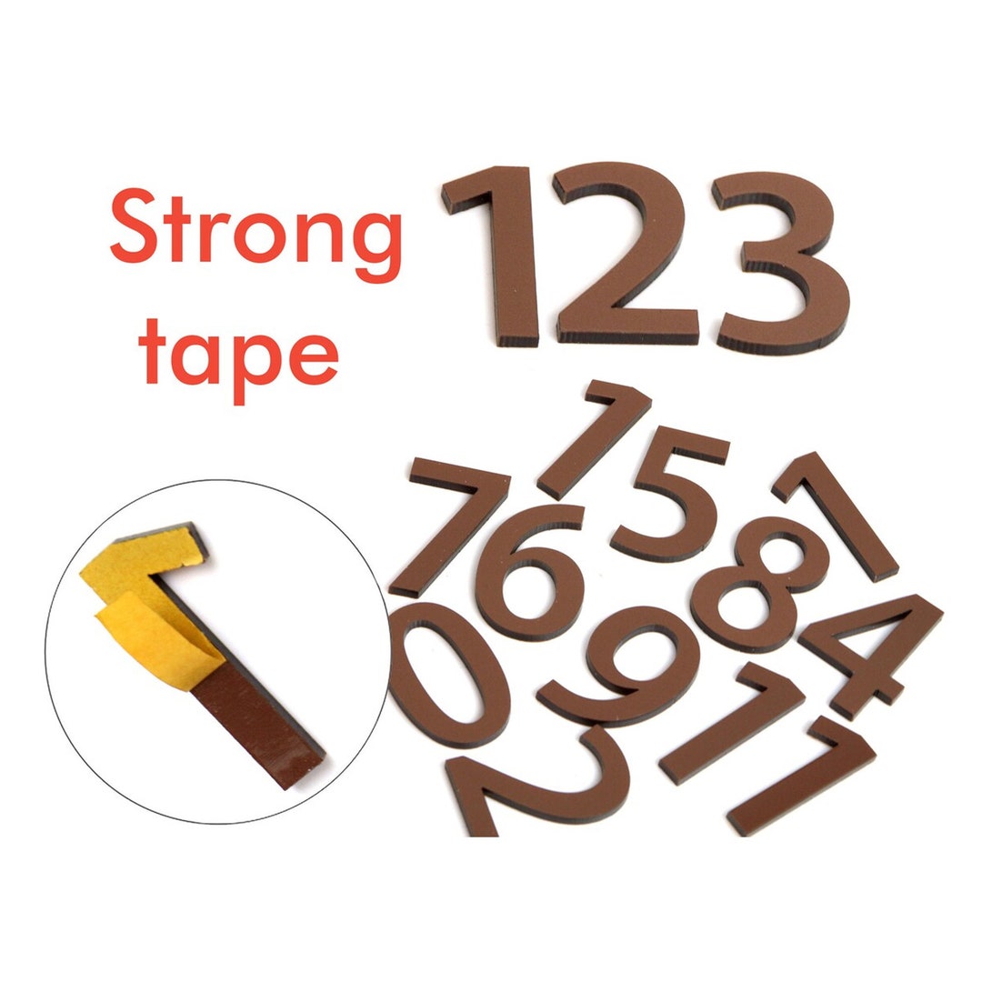 12x Acrylic Numbers, Clock Numbers, Craft, All Size, , Acrylic Numbers ...
