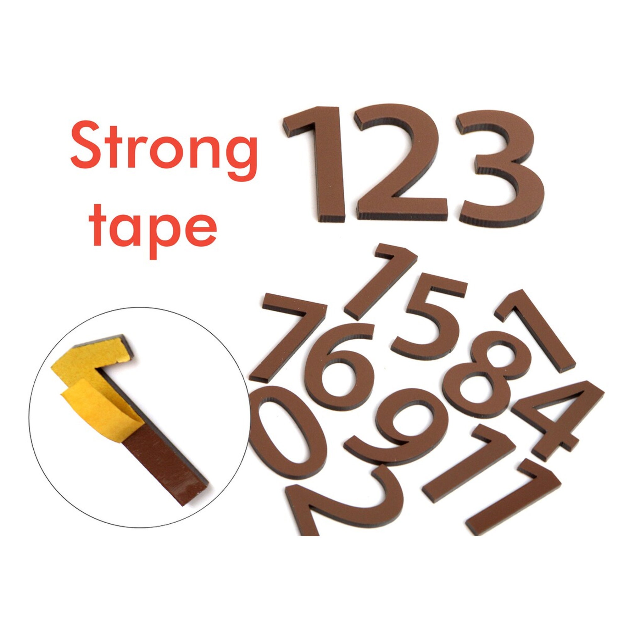 12x Acrylic Numbers Clock Numbers Craft Acrylic Numbers - Etsy