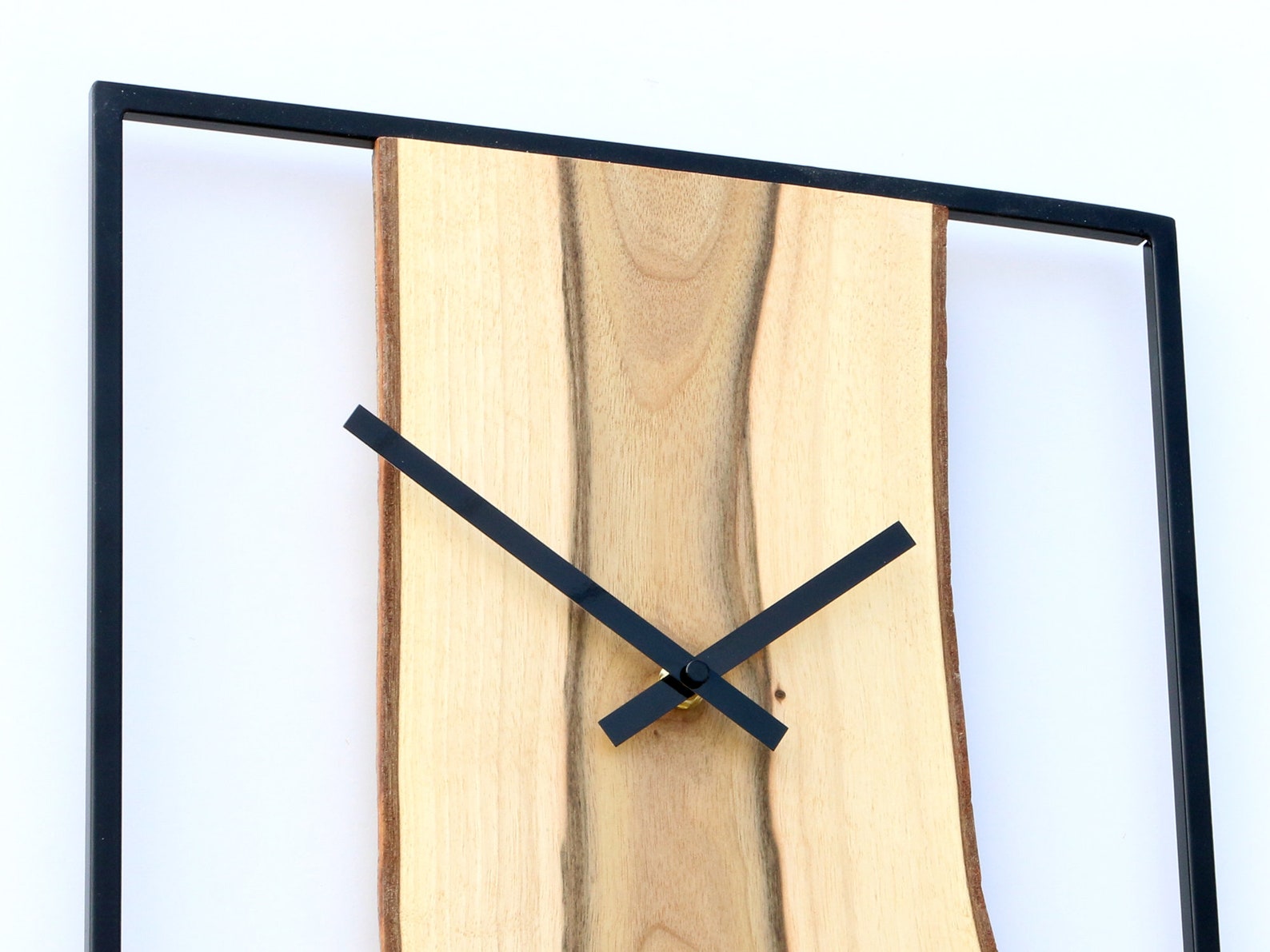 Live Edge Clock Rustic Wall Clock Modern Wall Clock - Etsy