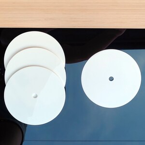 Clock Disc, Clock Face, Dial, Acrylic Clock, White Clock Face, Clock ...