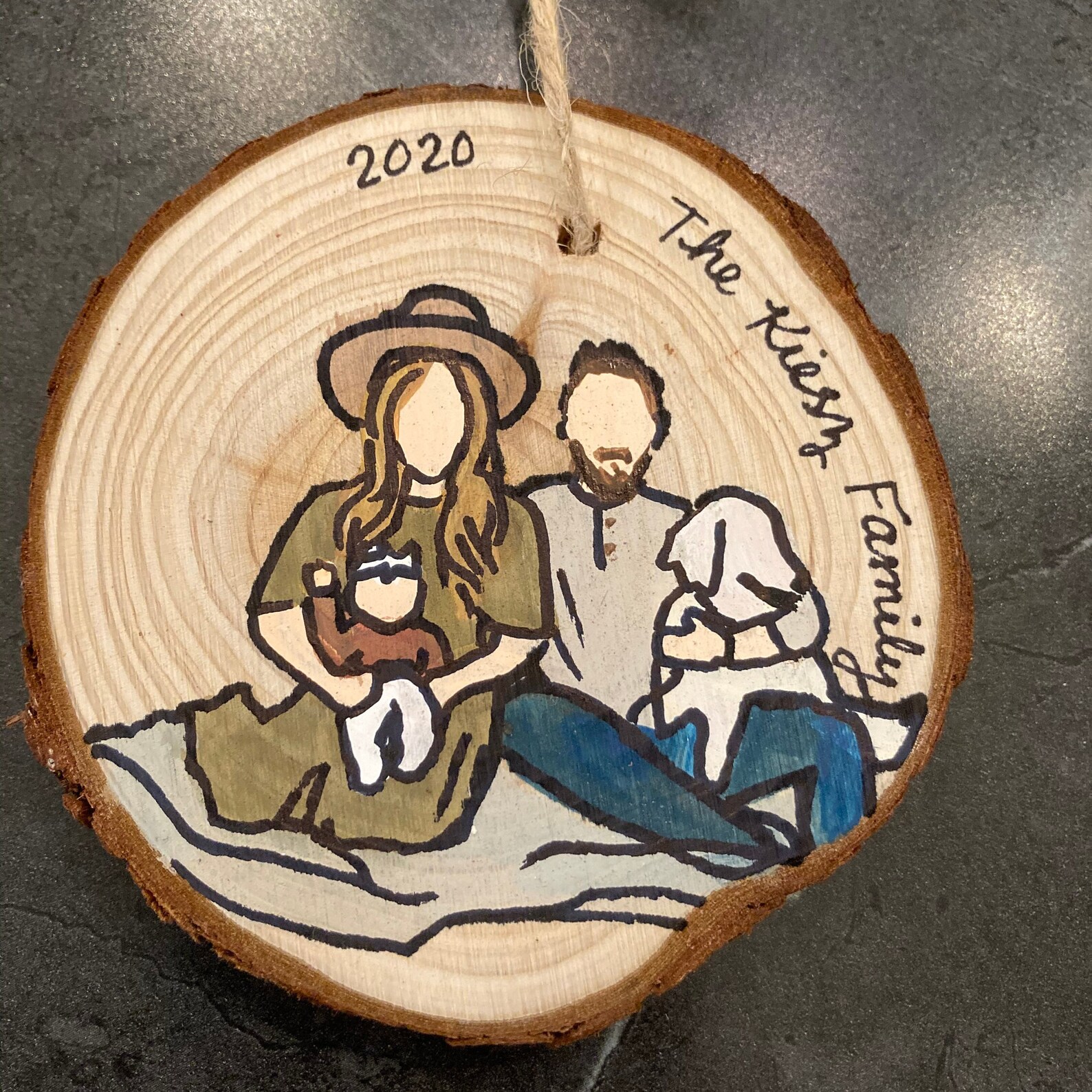 Custom Ornaments Personalized Ornament Gift Painted - Etsy