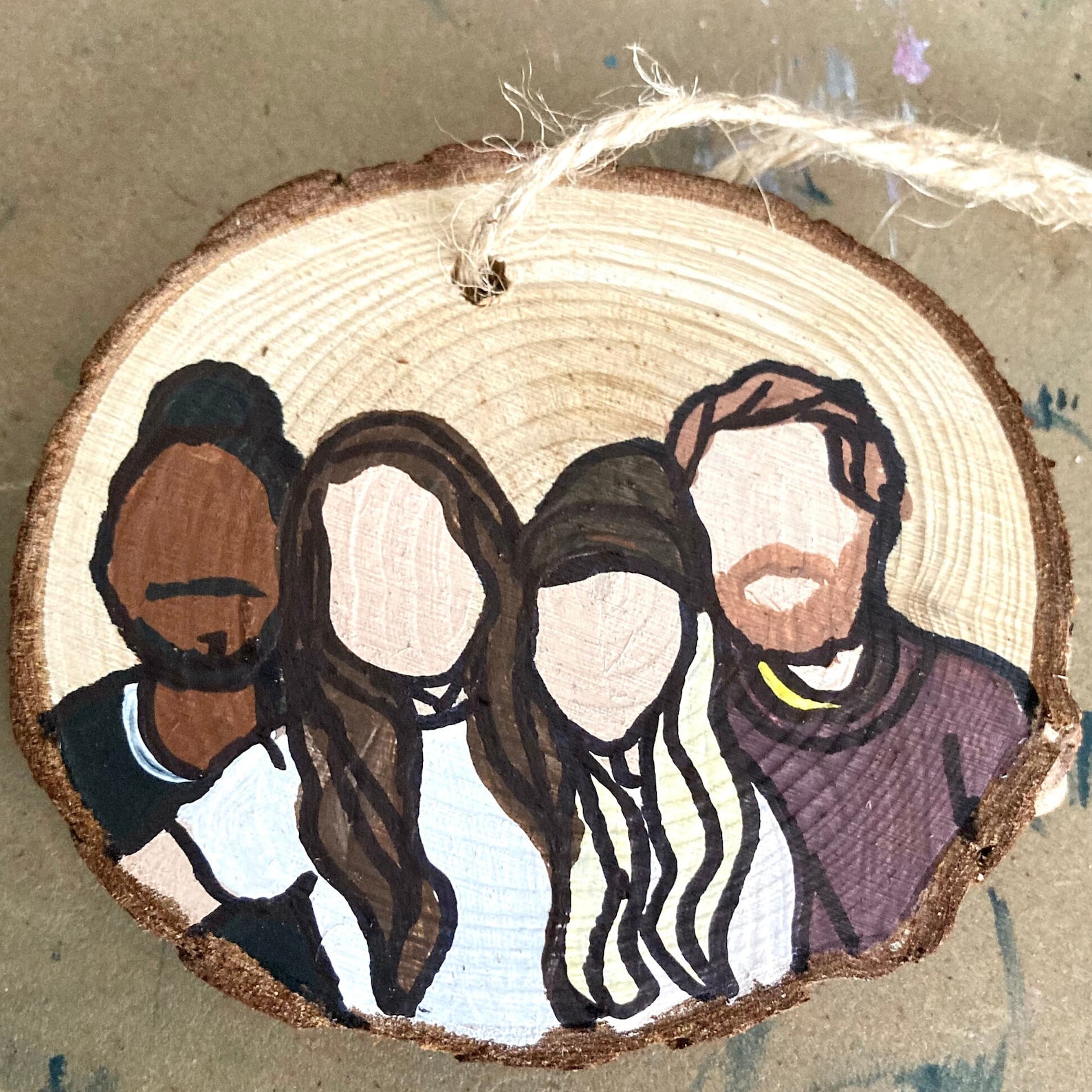 Custom Ornaments Personalized Ornament Gift Painted - Etsy