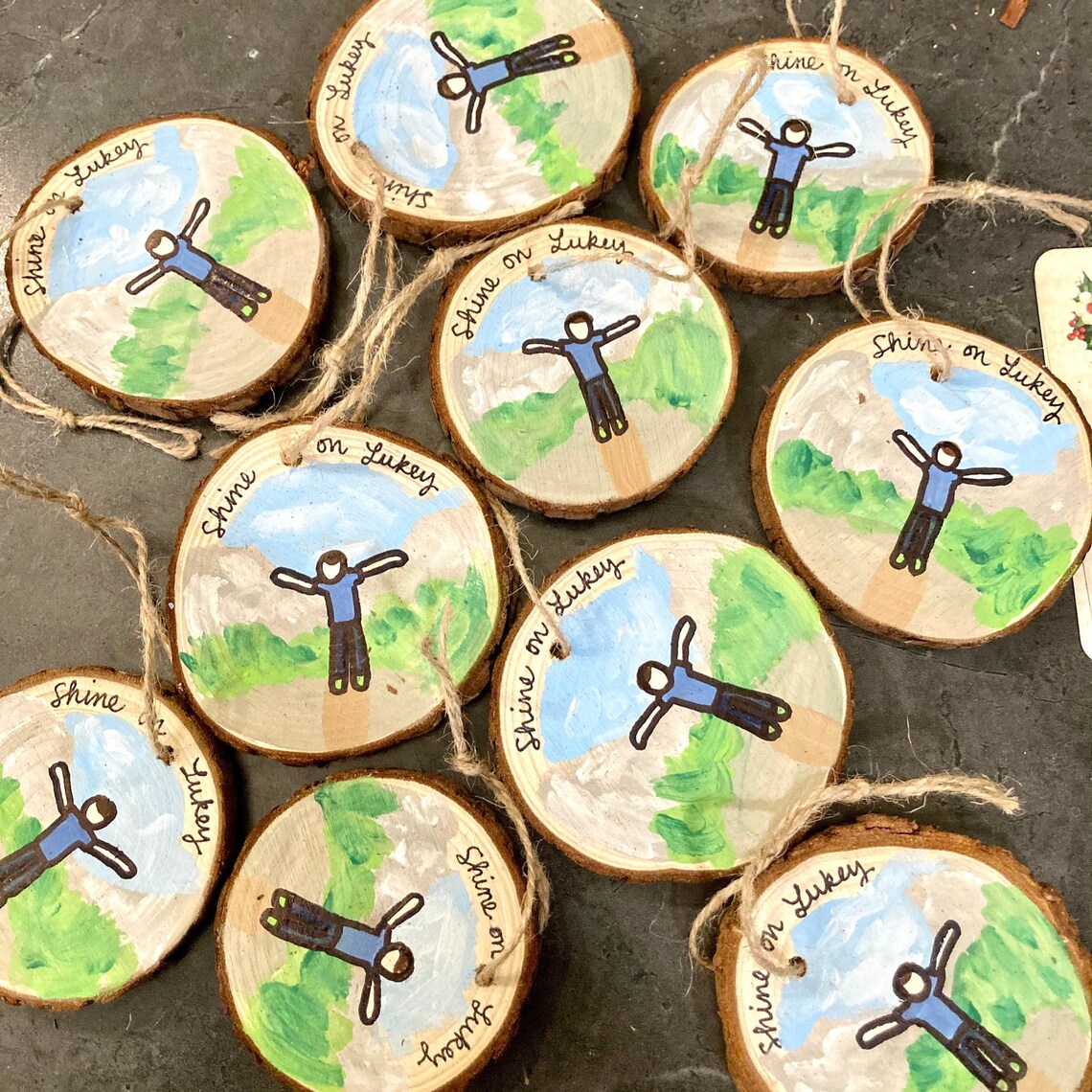 In Memory Ornament Custom Memorial Ornament Because Someone - Etsy