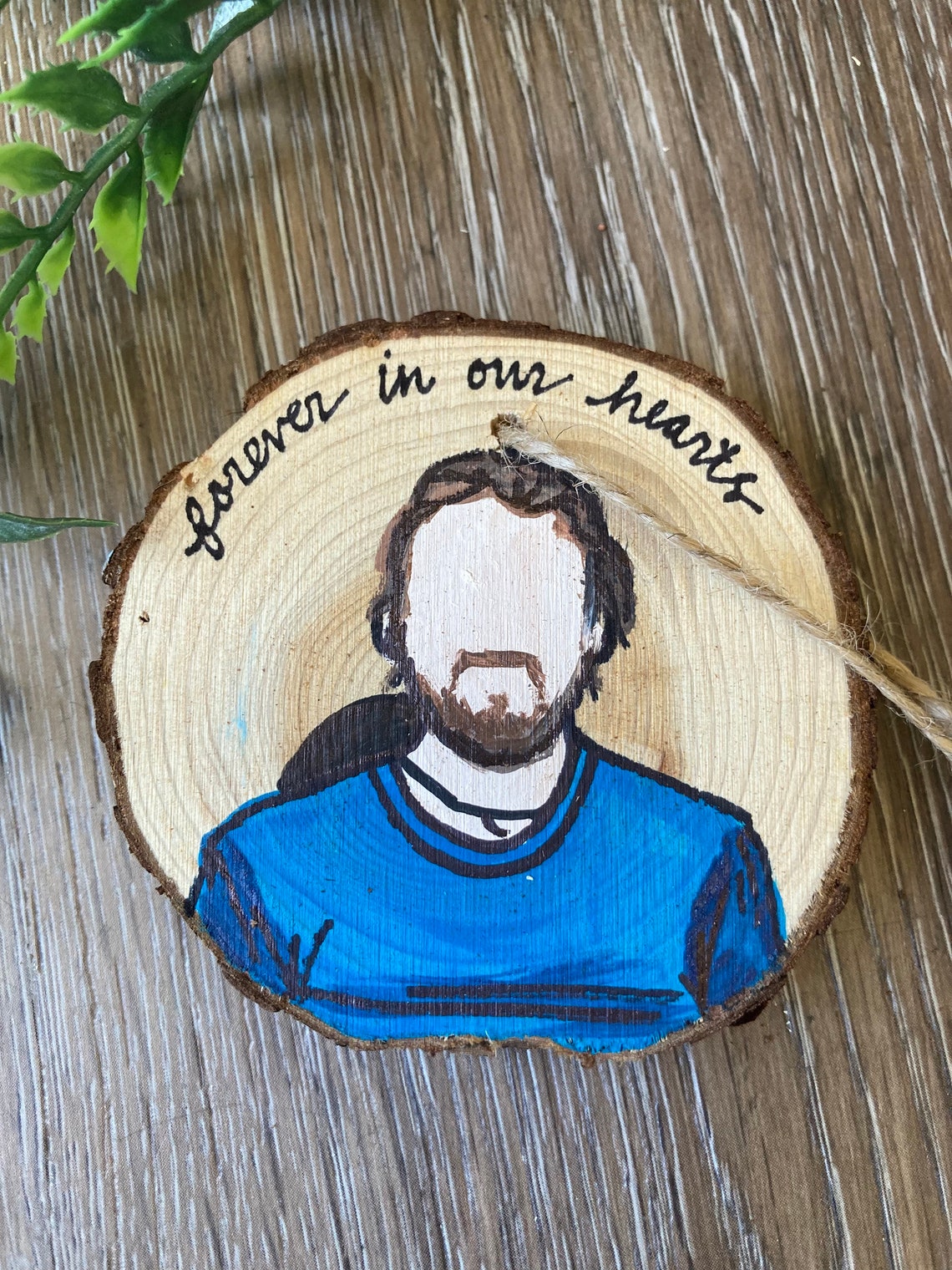 In Memory Ornament Custom Memorial Ornament Because Someone | Etsy