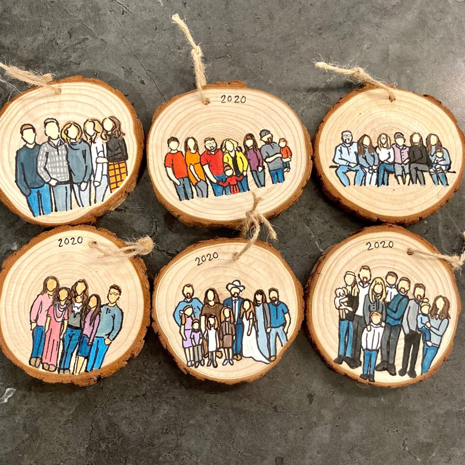 Custom Ornaments Personalized Ornament Gift Painted - Etsy