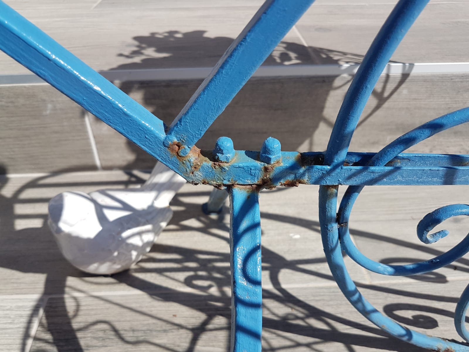 Bicycle Plant Display / Pretty Blue Plant Stand / Flower Pot - Etsy