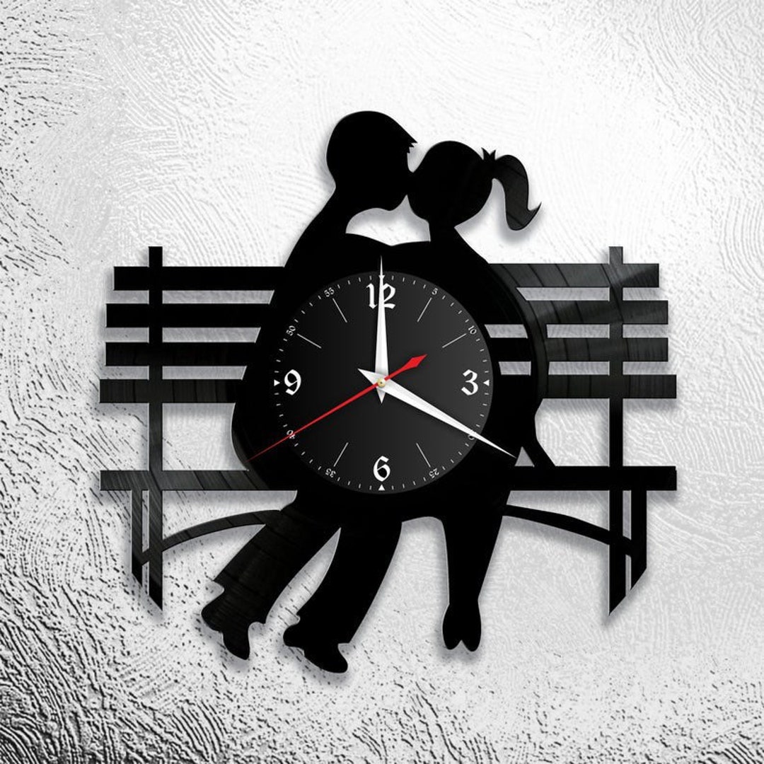 Lovers, Record Clock, Vinyl, Retro, Wall Clock, Individual, Gift ...