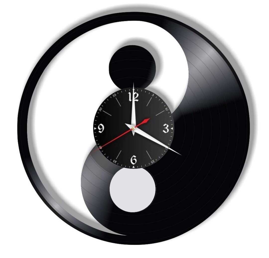 Jing Jang Record Clock Vinyl Retro Wall Clockindividual, Gift, Living ...