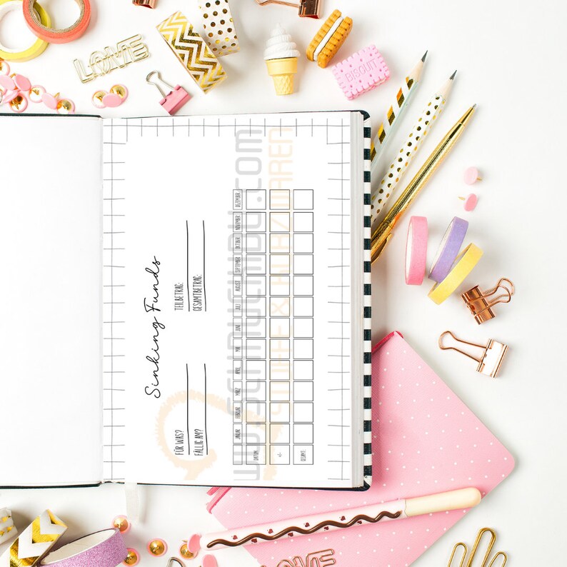Sinking Funds - Tracker - Envelope Method - Savings Pot - A6 Envelopes ...