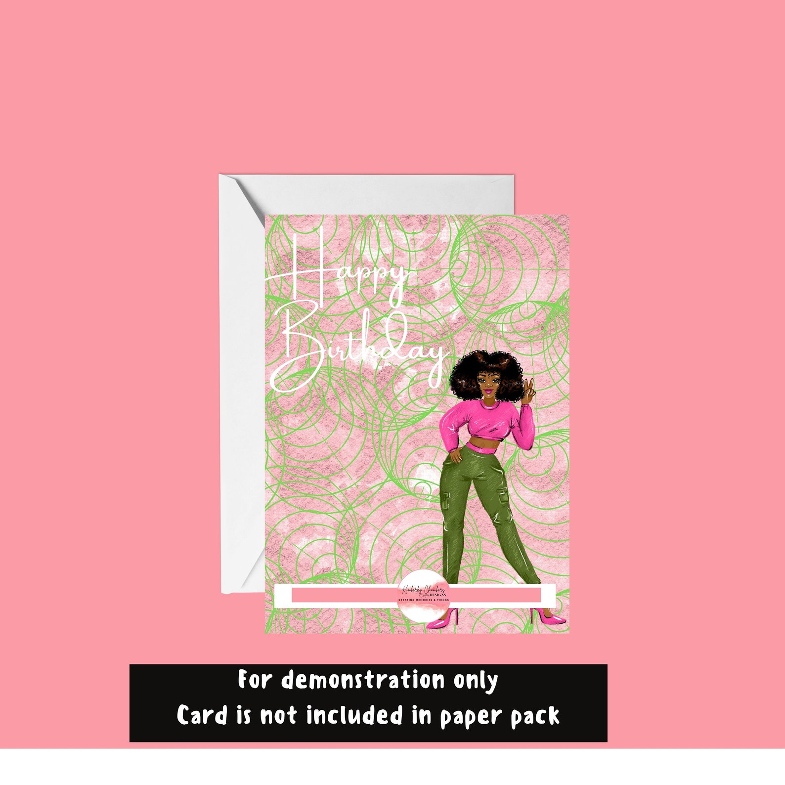 Digital Paper Instant Download Beautiful Pink & Green 7 - Etsy