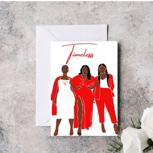 We Slay: Red and White Notecards, Happy Deltaversary Cards, African ...