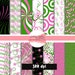 Digital Paper - Instant Download - Beautiful Pink & Green #2 - Etsy