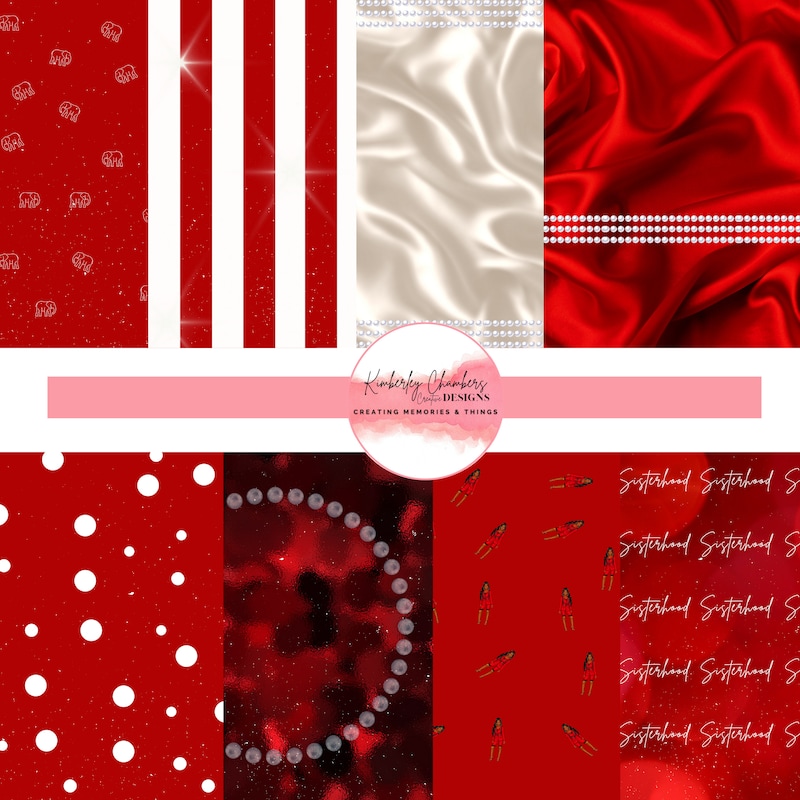 Crimson Red Pearls - Etsy