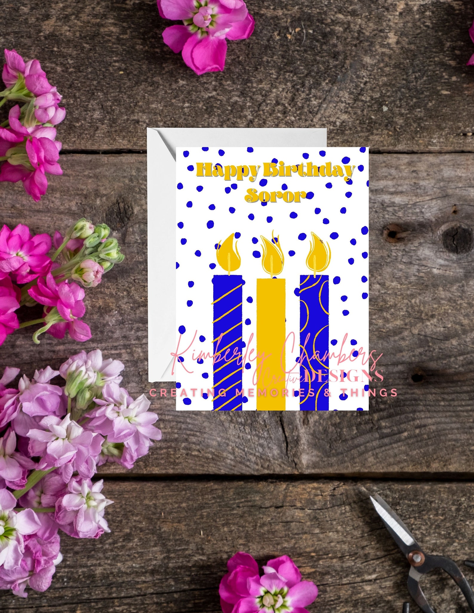 Royal Blue and Gold Notecards, Birthday Cards, Occasion, African ...