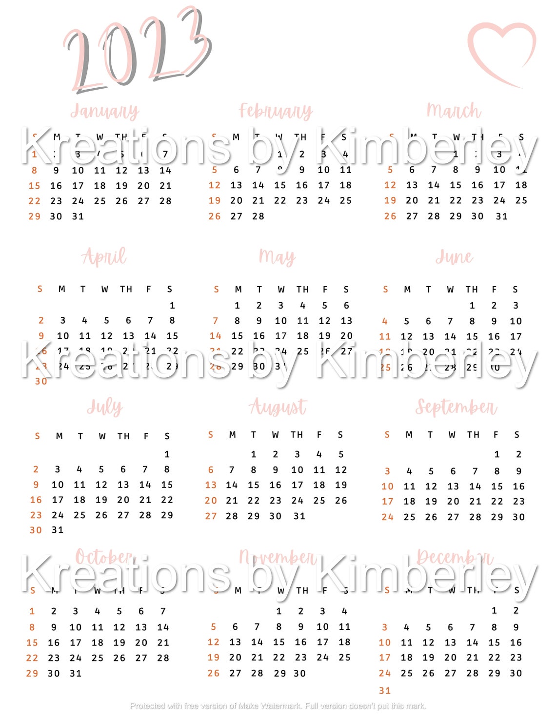 Calendar 2023 Free Printable Online List Of Word Template Images With 