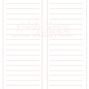 Editable Note Page Templates for Canva, Planner Template Canva ...