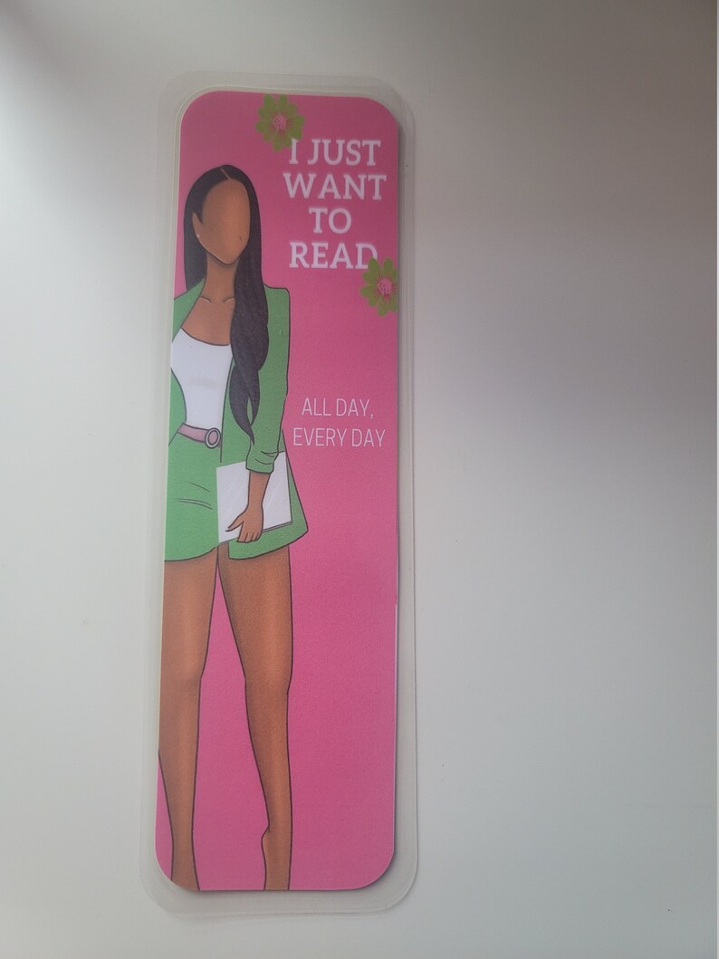 Pink and Green Bookmarks AKA Sorority Inspired Bookmarks | Etsy