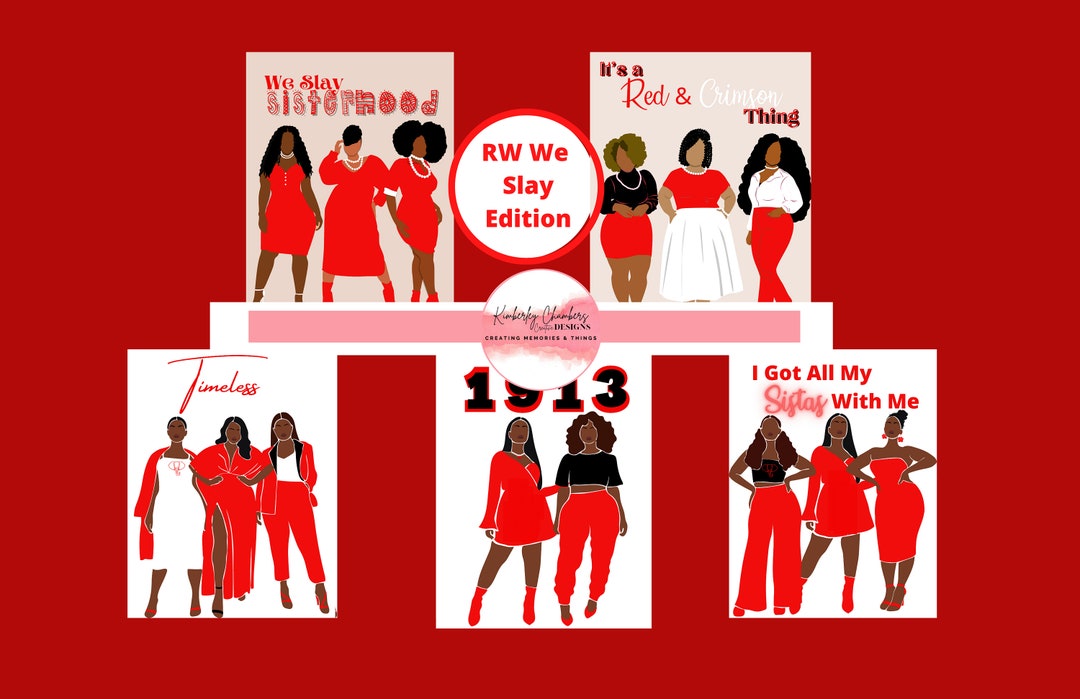 We Slay: Red and White Notecards, Happy Deltaversary Cards, African ...