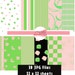 Digital Paper - Instant Download - Beautiful Pink & Green #2 - Etsy