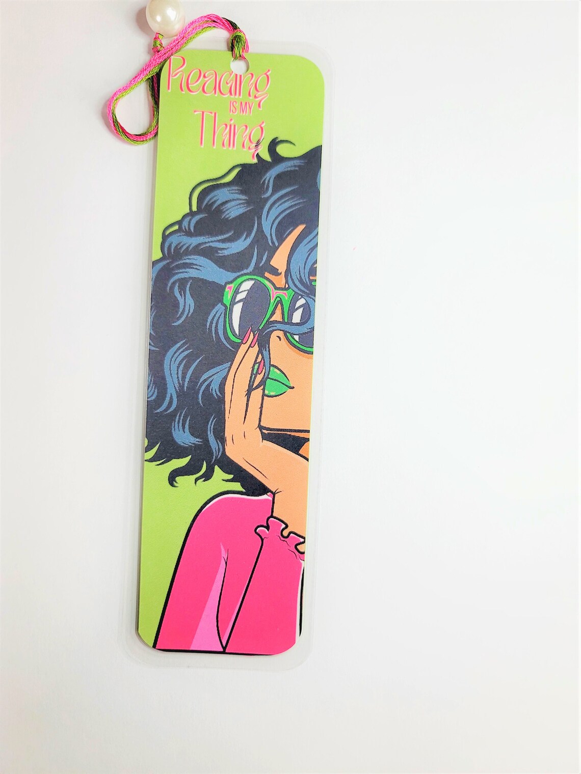 Pink and Green Bookmarks AKA Sorority Inspired Bookmarks - Etsy