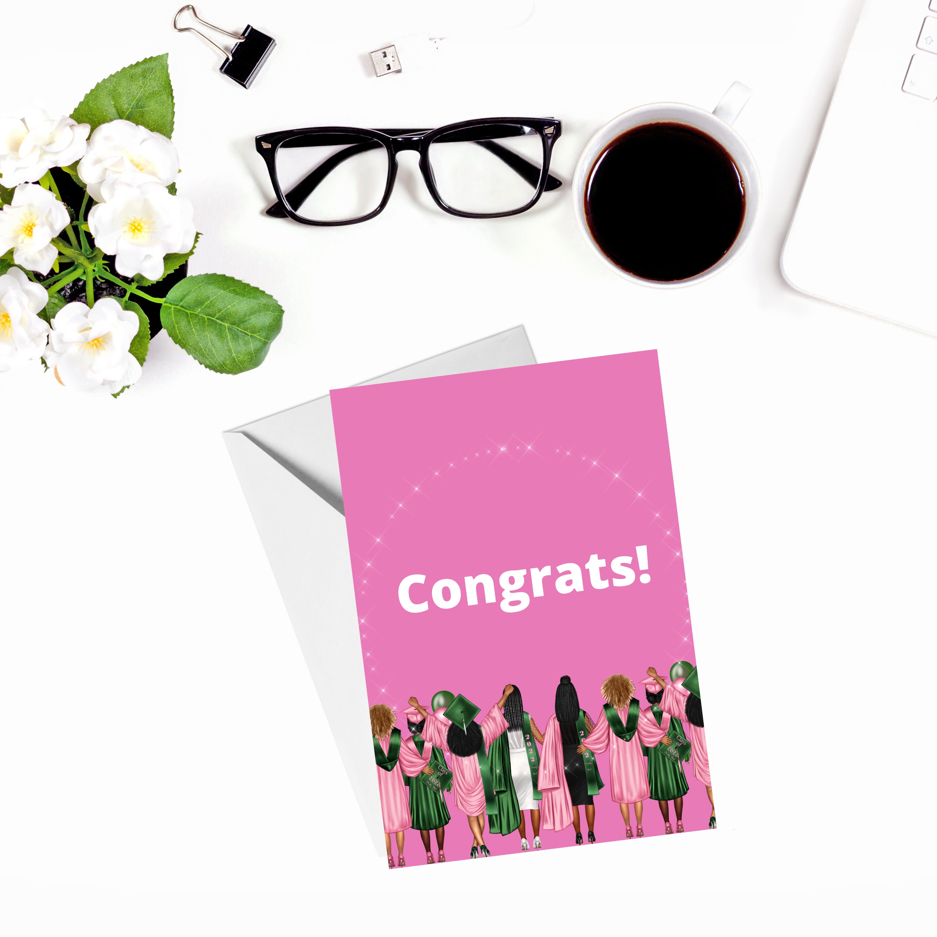 Digital Paper Instant Download Graduation Pack pink & | Etsy