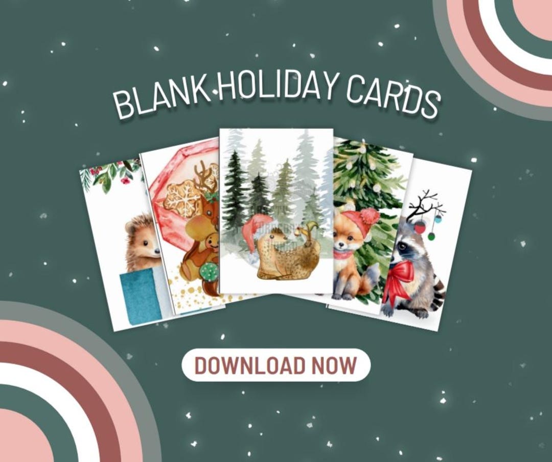 Printable Card Pack - Etsy
