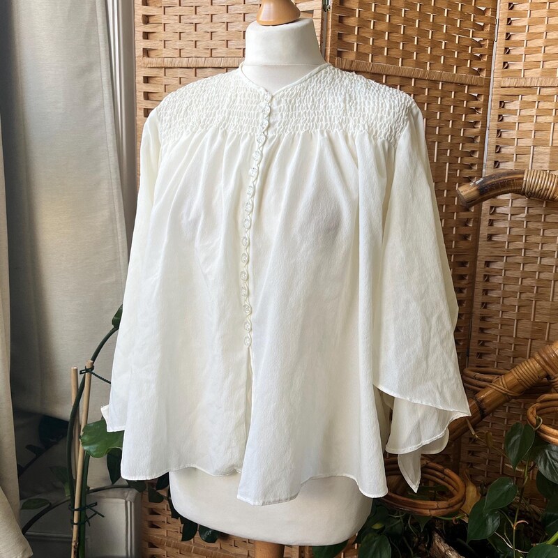 Angel Sleeve Blouse - Etsy