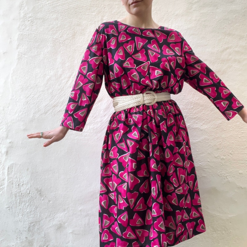 Heart Print Dress - Etsy