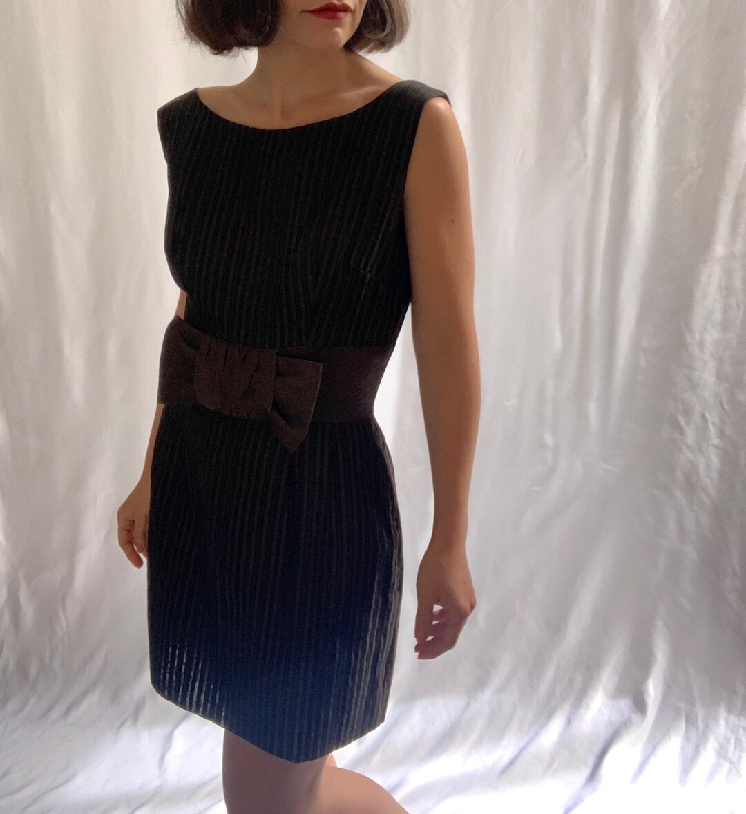 1960s Two Piece Suit Chocolate Brown Micro Mini Shift Dress and Jacket ...