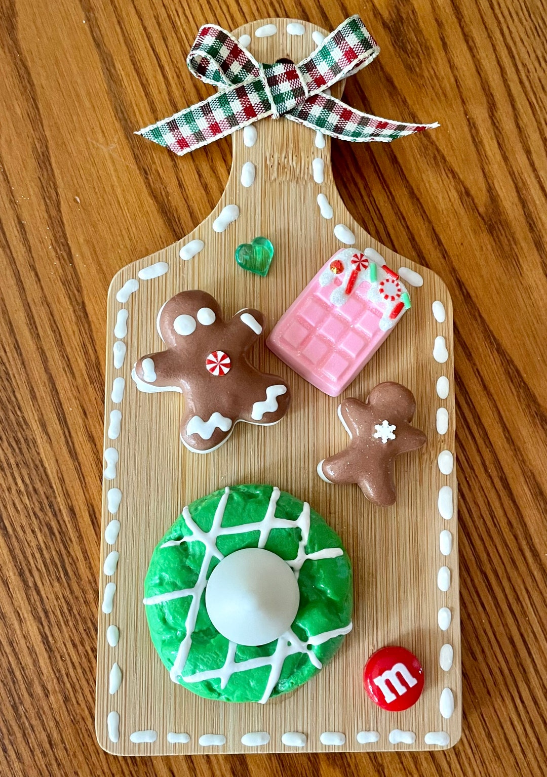 Fake Christmas Cookies, Faux Holiday Sweet Treats, Gingerbread Decor ...