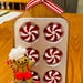 Christmas Fake Mini Peppermint Candies in Cupcake Pan, Small Bread ...
