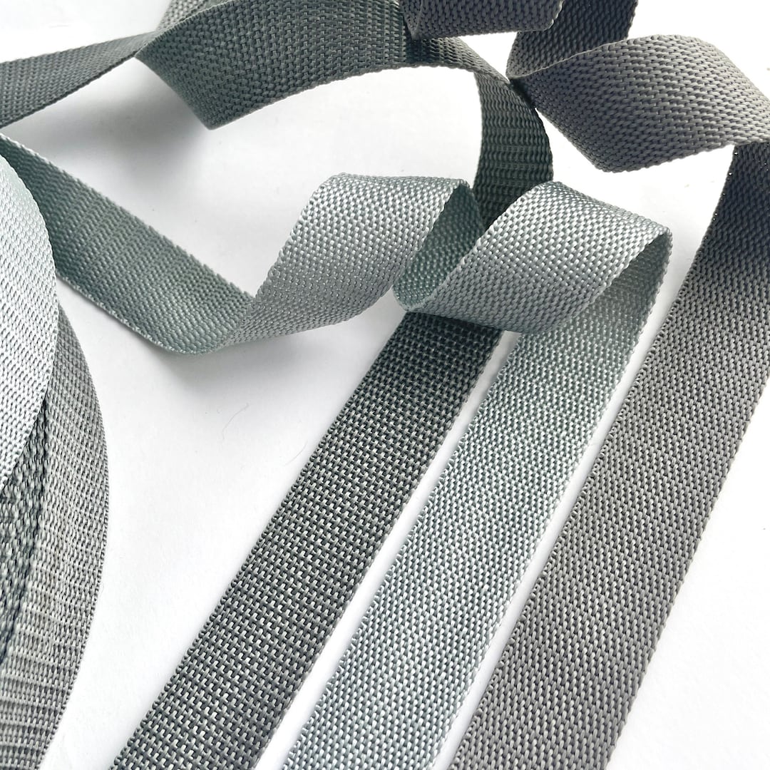 3 M Webbing Grey 20 | 25 | 30 | 50 Mm Polypropylene - Etsy
