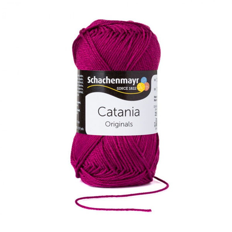 Fil de coton Catania de nombreuses couleurs Schachenmayr - Etsy France