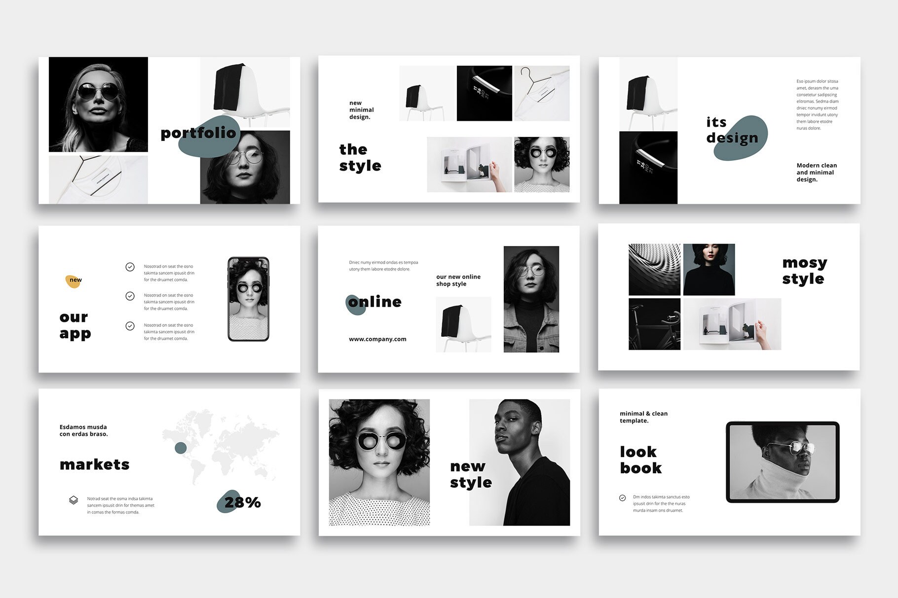 MOSY Modern Google Slides Template - Etsy MOSY Modern Google Slides Template - Etsy