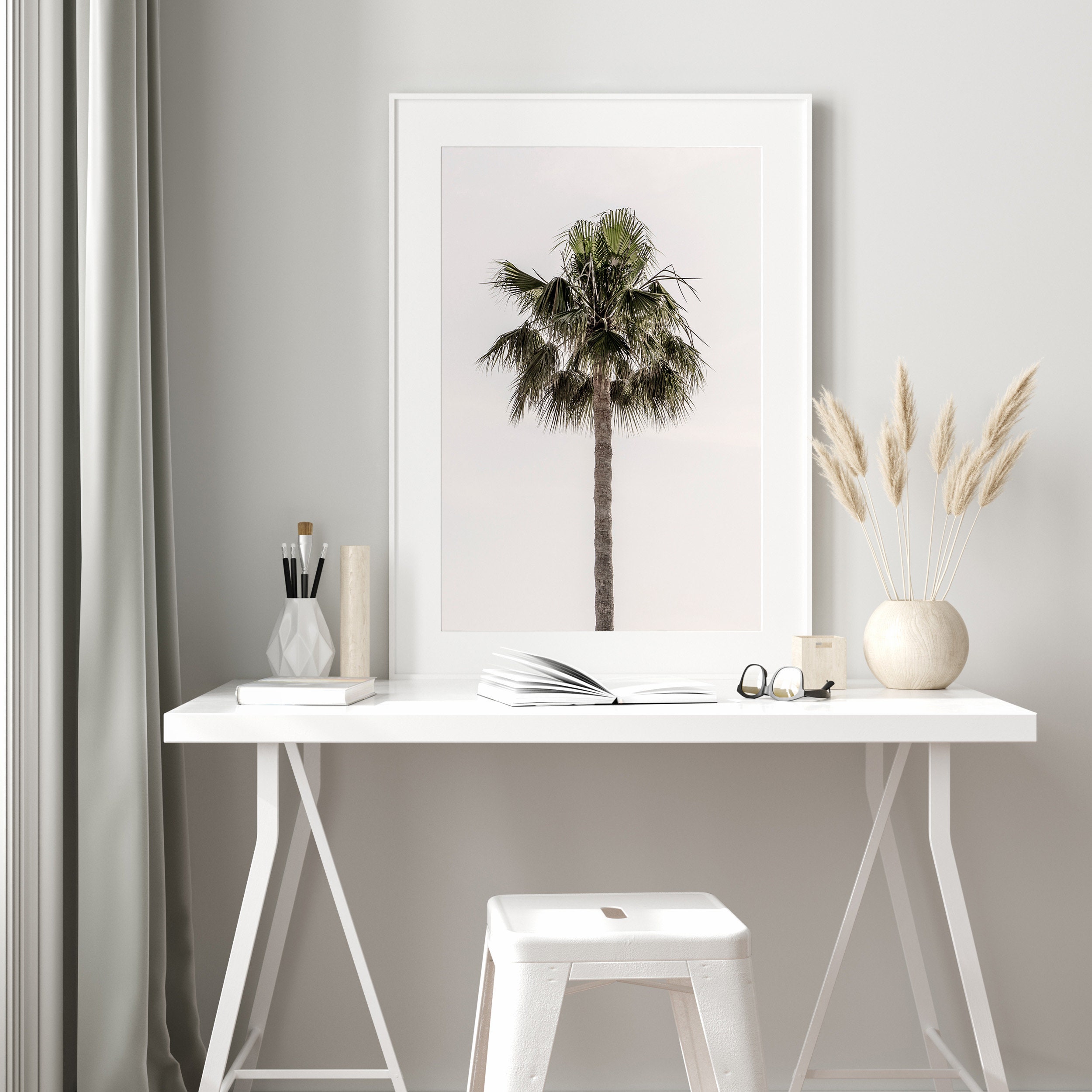 Palm Tree Prints, Palm Tree Art, Digital Print, Tropical Art Print ...