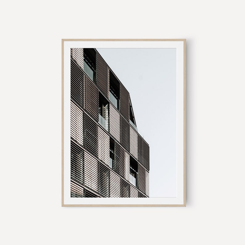 Modern Minimal Facade Print House Facade Wall Art Digital - Etsy